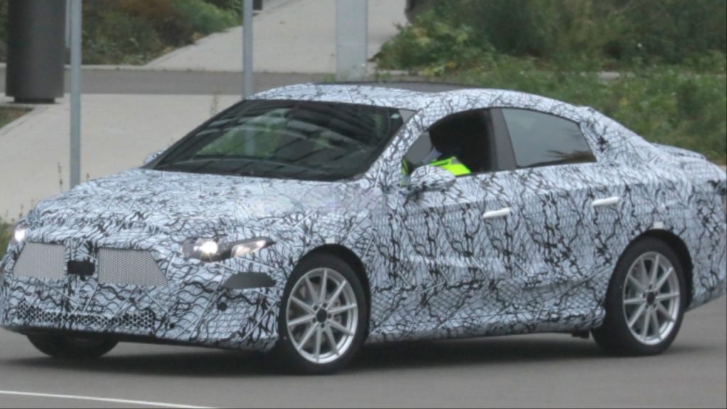 Mercedes' Stealthy Move: Spy Shots Reveal Compact EV Competing with BMW ...