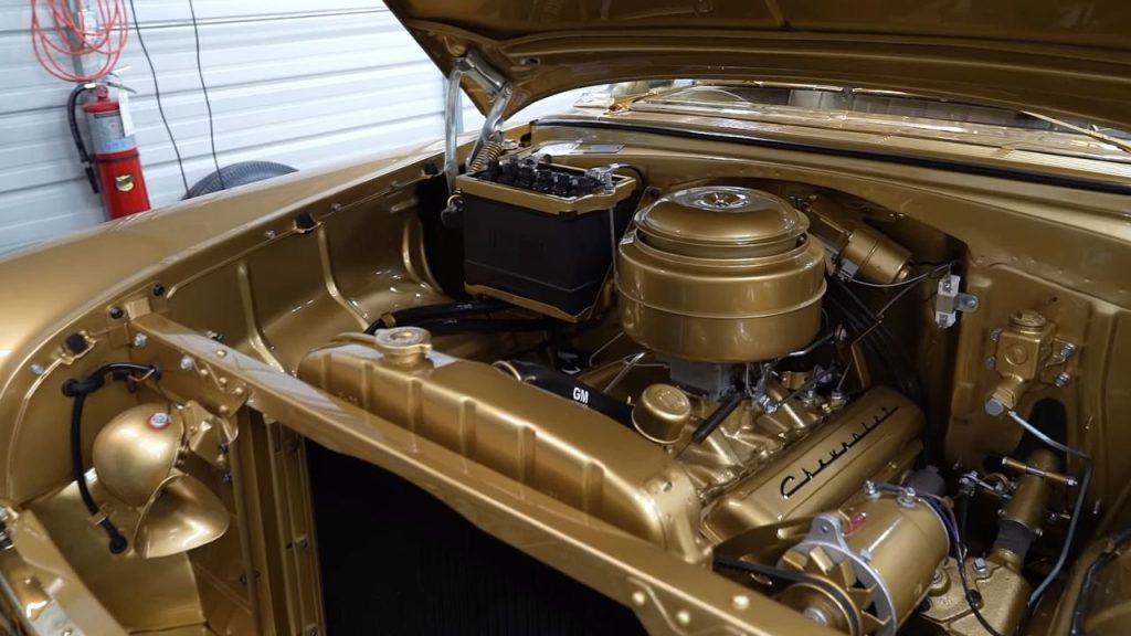 1954 Gold-Plated Chevy Bel Air: Unique Tribute Car - DAX Street