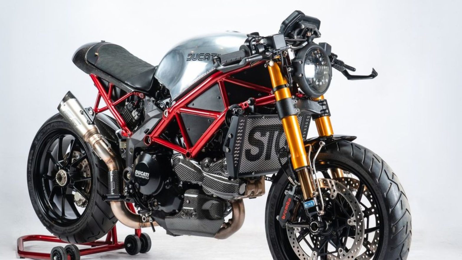 Custom Ducati Multistrada 1200S Cafe Racer Build - DAX Street