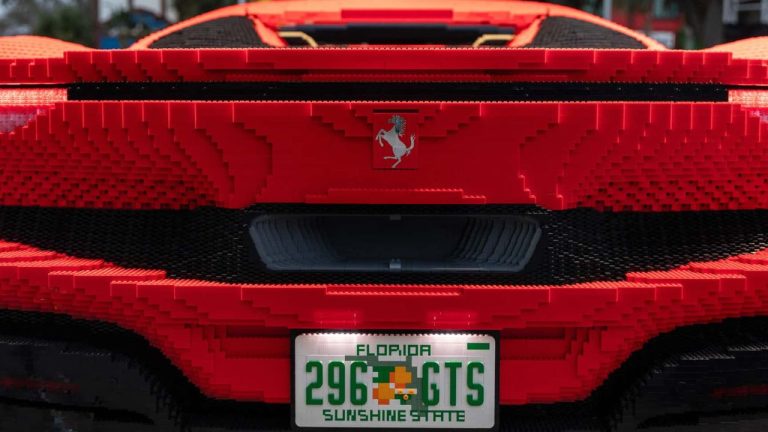 Lego Builds Life-Size Ferrari 296 GTS Replica: A Marvel of Engineering ...