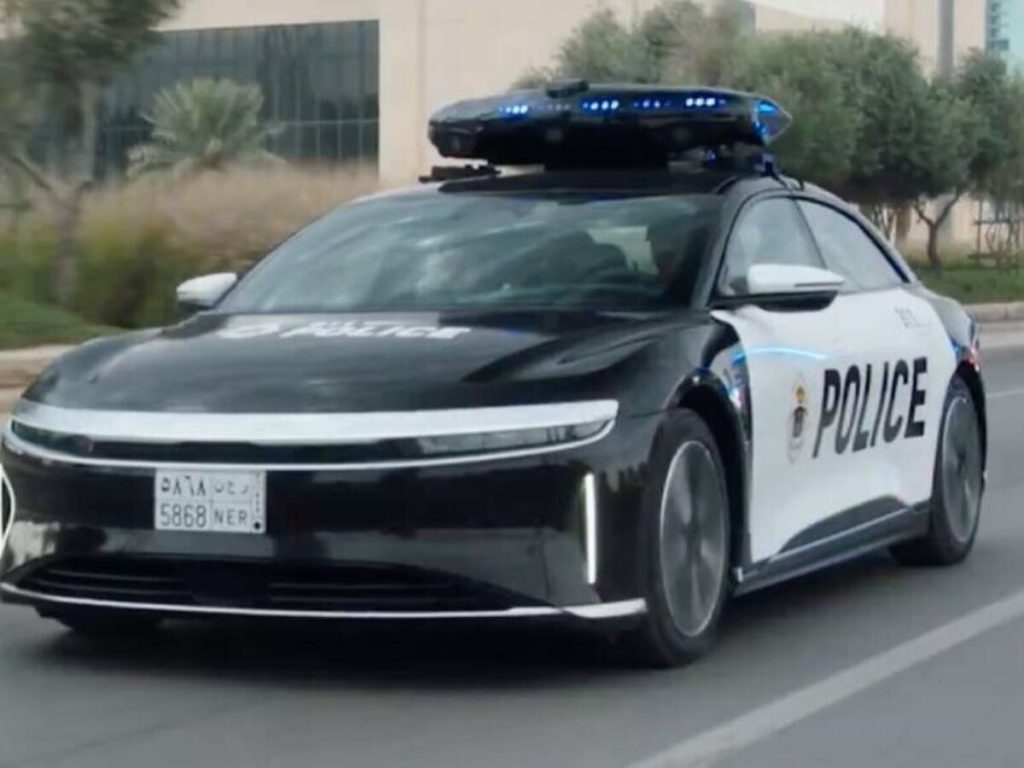 Lucid Air Electric Vehicle (EV) Joins Saudi Arabia Police Force ...