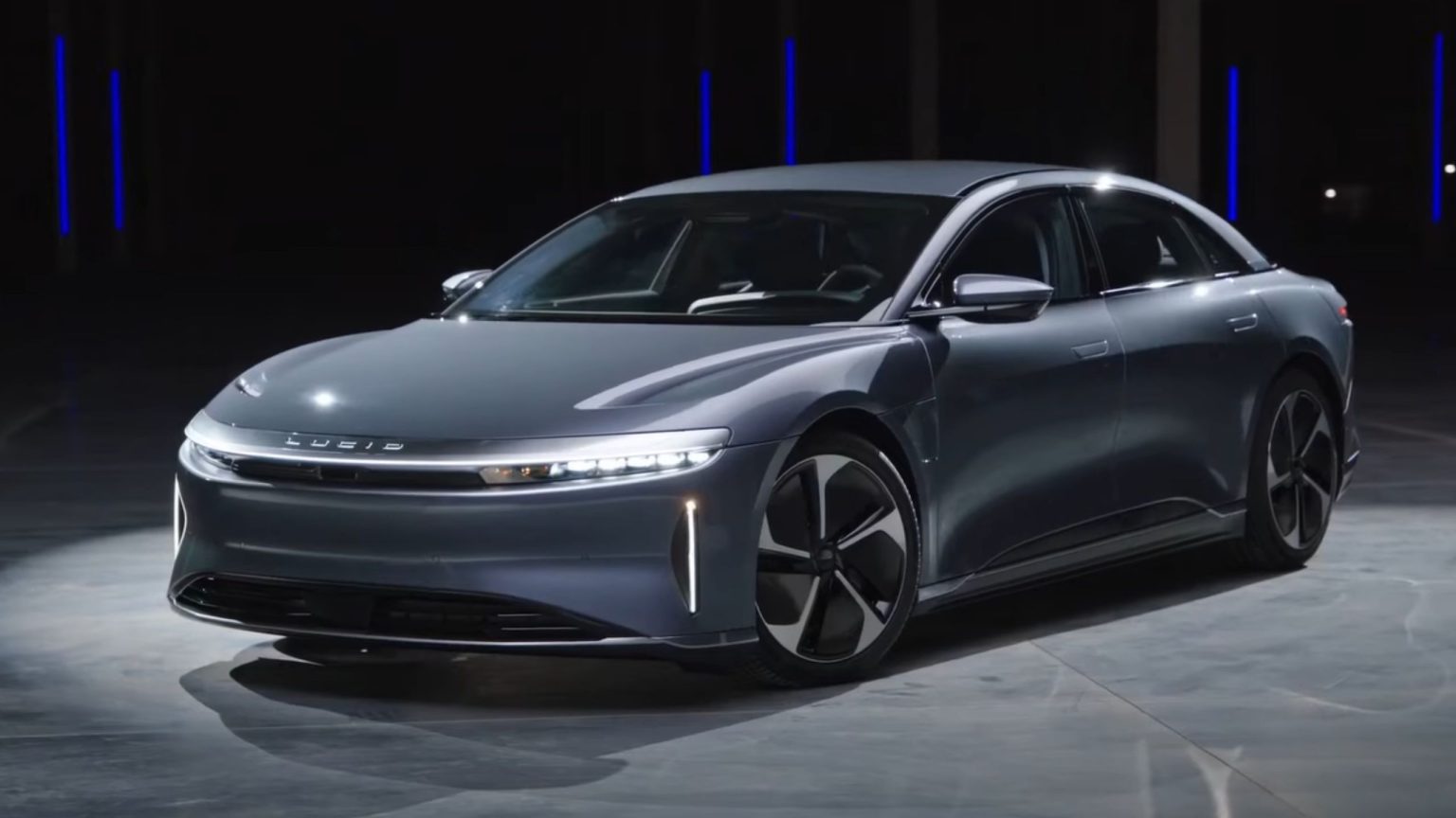 Lucid Air Pure: Embrace Darkness with Stealth Package - DAX Street