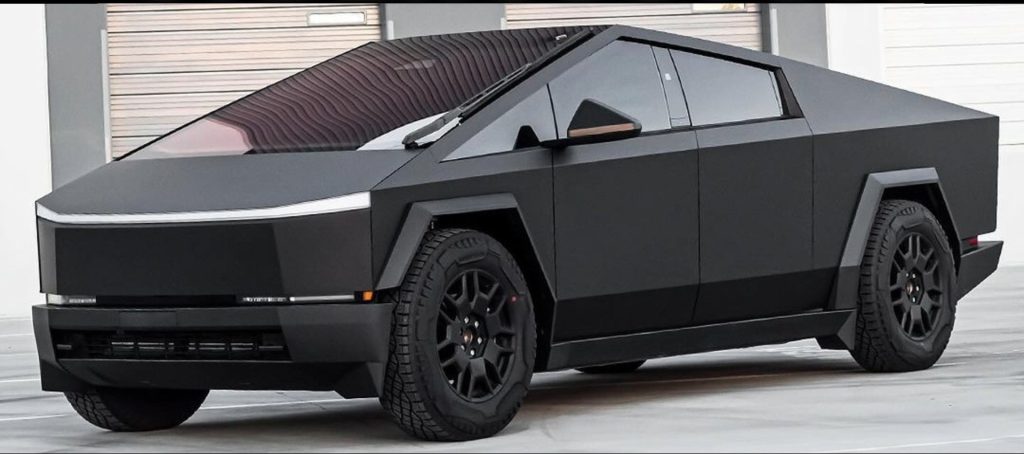 Tesla Cybertruck Customization Trends: Matte Black Finish Steals the ...