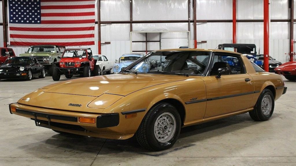 Unveiling Vintage Charm: The 1981 Mazda RX-7 GSL in Maya Gold Metallic ...