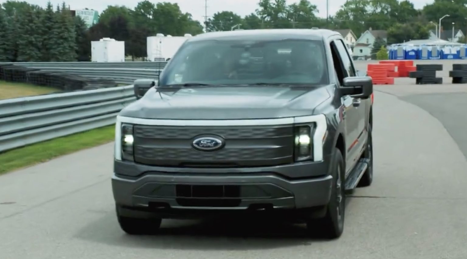 Jimmy Fallon Tests Ford F-150 Lightning with CEO Jim Farley: Popcorn ...