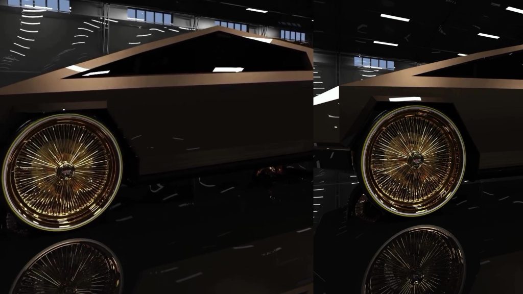 Tesla Cybertruck Donk Concept: Bold Customization Trends - DAX Street