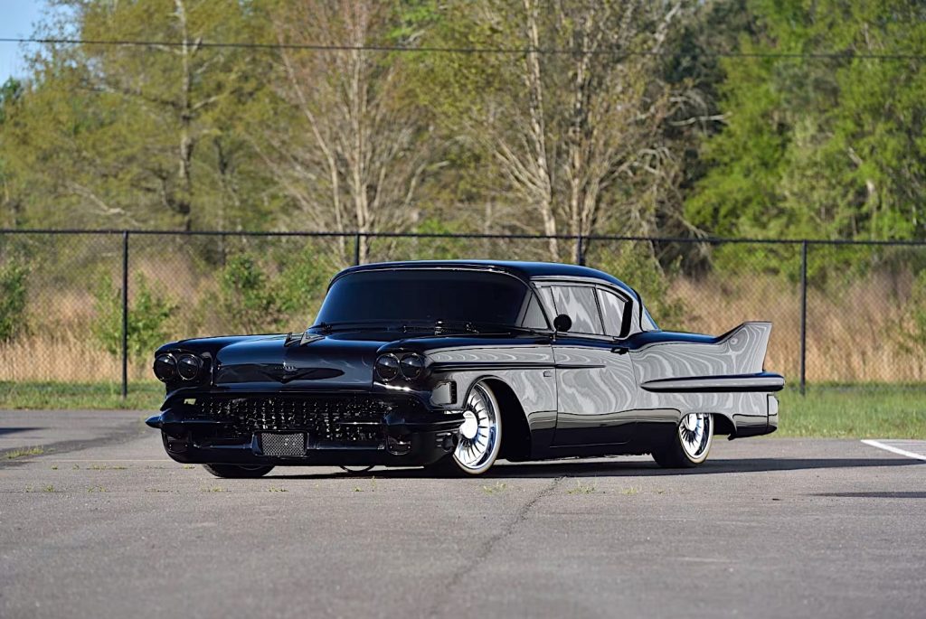 Custom 1958 Cadillac DeVille: Sinister Transformation Revealed - DAX Street
