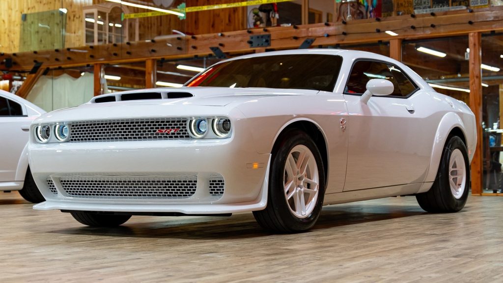 Customized Dodge Challenger SRT Demon: A Whiteout Transformation - DAX ...