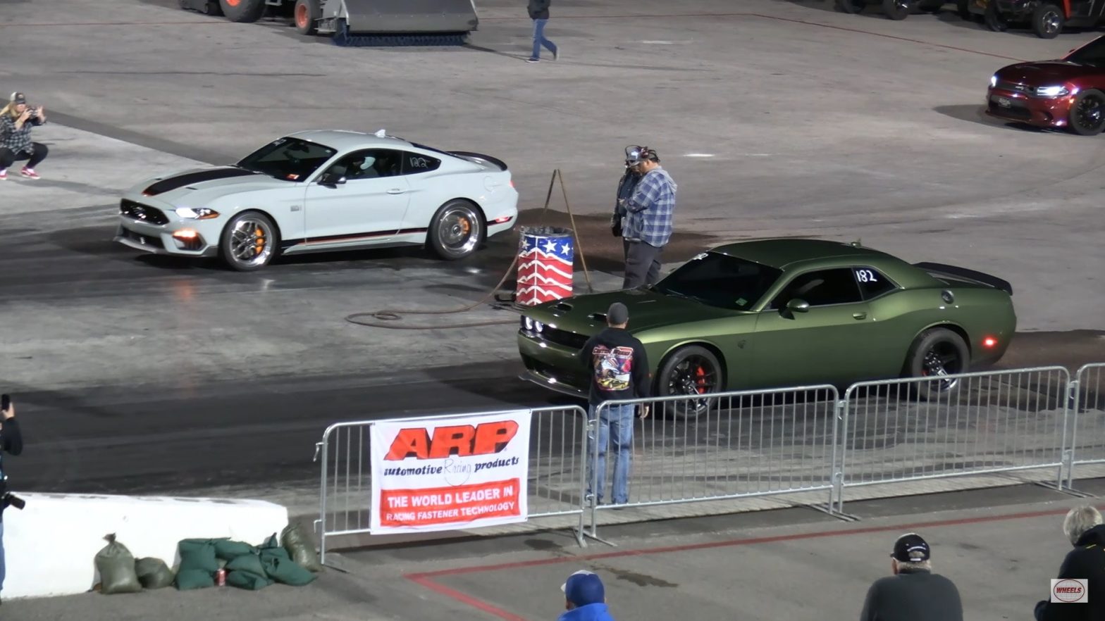Muscle Car Showdown: Dodge Challenger vs. Ford Mustang Mach 1 Quarter ...
