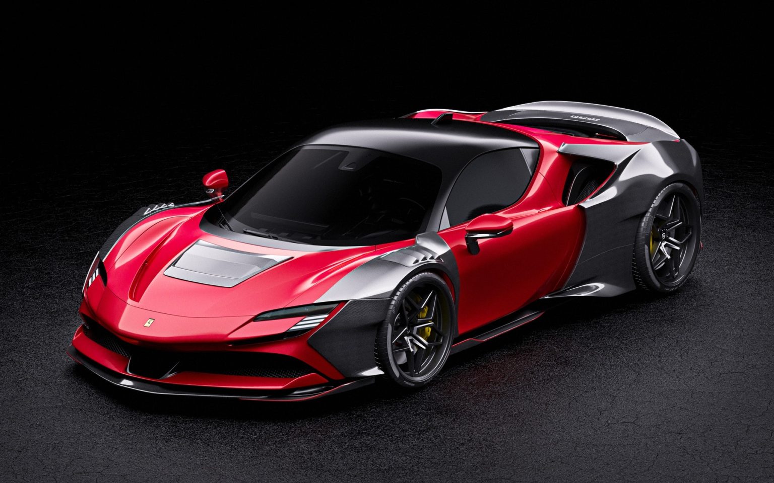 Ferrari SF90 Lightning Widebody Kit: Aerodynamic Transformation for ...