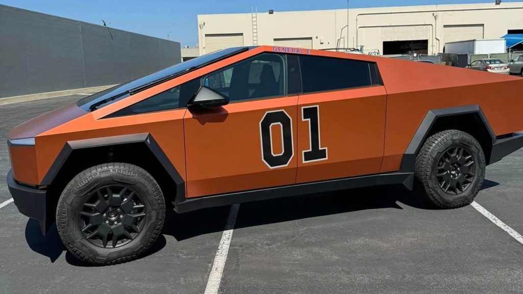 Tesla Cybertruck Tribute: General Lee & Celeb Hype in EV Fashion - DAX ...
