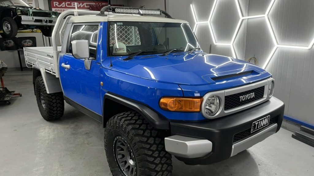 Unique Transformation: Victorian Workshop Crafts FJ Cruiser Ute Lookalike - DAX Street