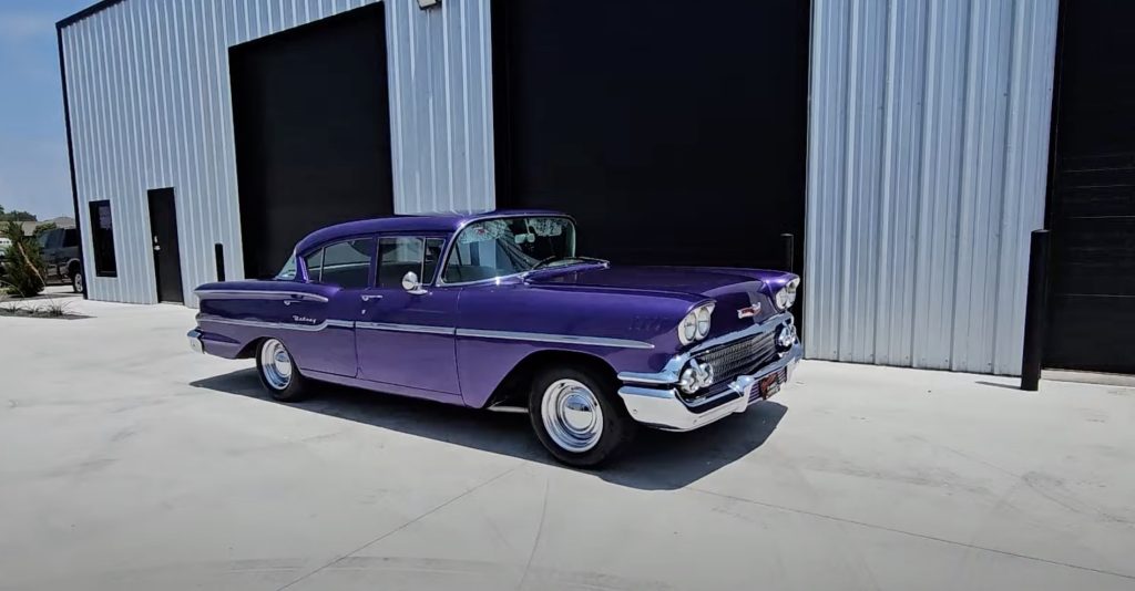 1958 Chevrolet Delray Restomod: From Entry-Level Classic to Purple-Hued ...