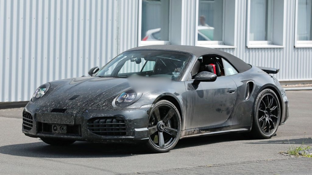 Upcoming Porsche 911 Turbo S Convertible Spotted Testing: Hybrid ...