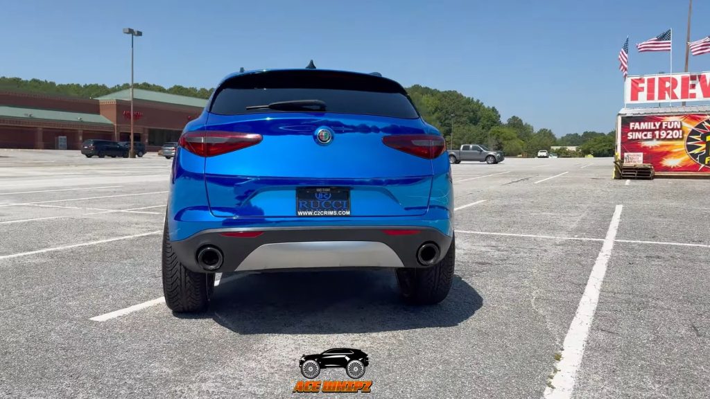 Alfa Romeo Stelvio: Bold Customization with Chrome Wheels and Party ...