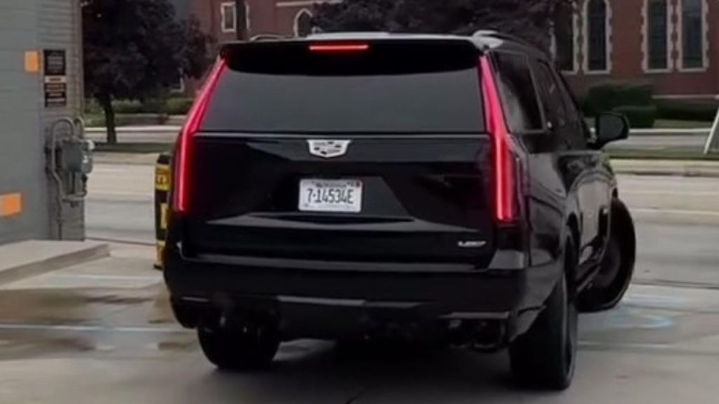 Montana's Cadillac Escalade-V: A Blacked-Out Luxury SUV with 30-Inch ...