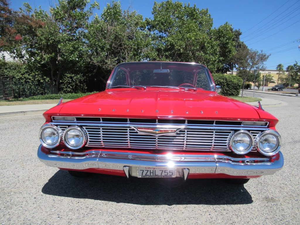 1961 Chevrolet Impala Bubble Top: A Resplendent Roman Red Restomod ...