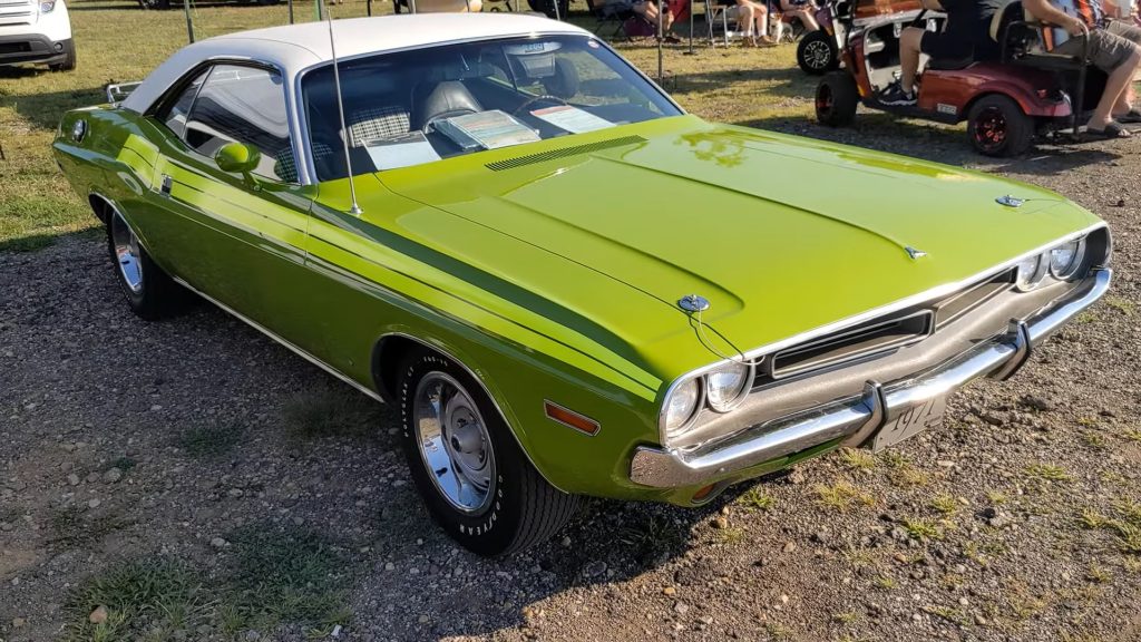 1971 Dodge Challenger: A Rare Muscle Car with Green Go Paint and ...