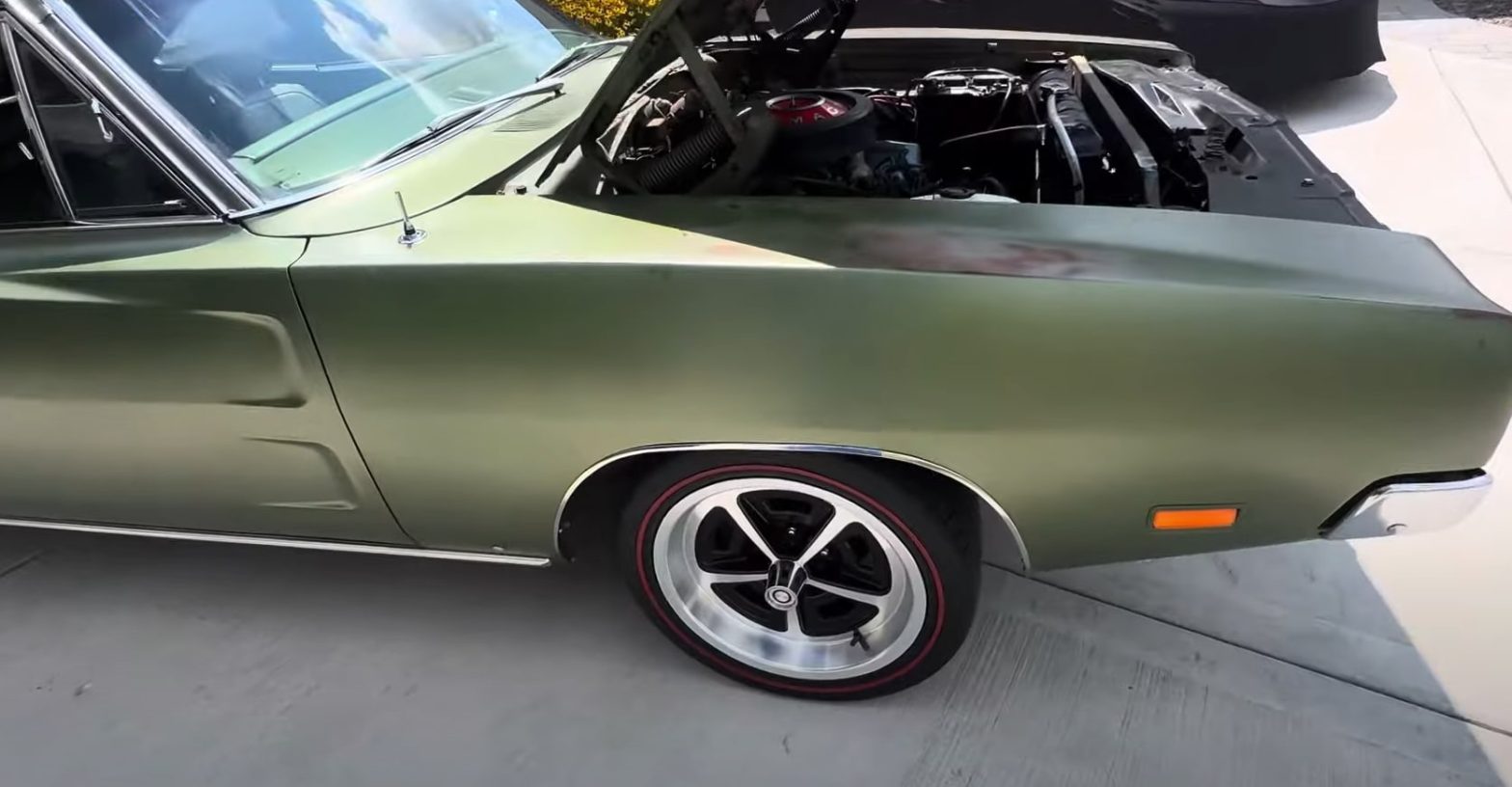 The 1969 Dodge Charger F8 Green: A Restored Classic with Patina and ...
