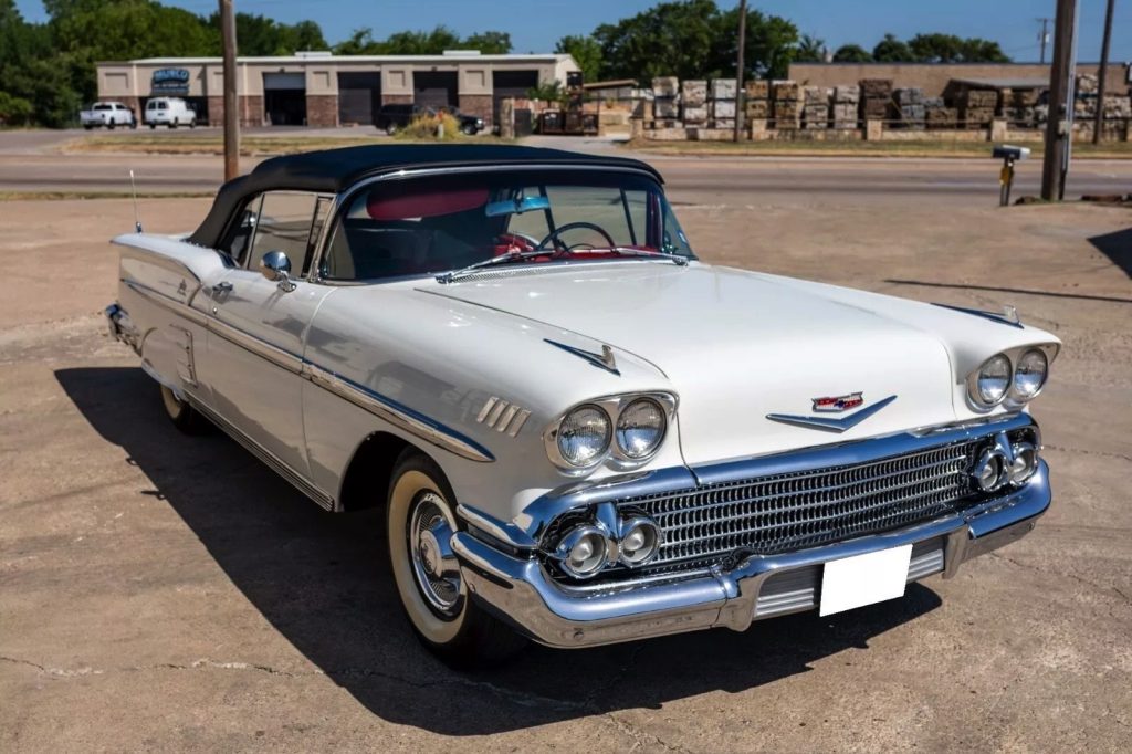 Classic 1958 Chevrolet Impala Convertible with 348ci V8 Engine Hits ...