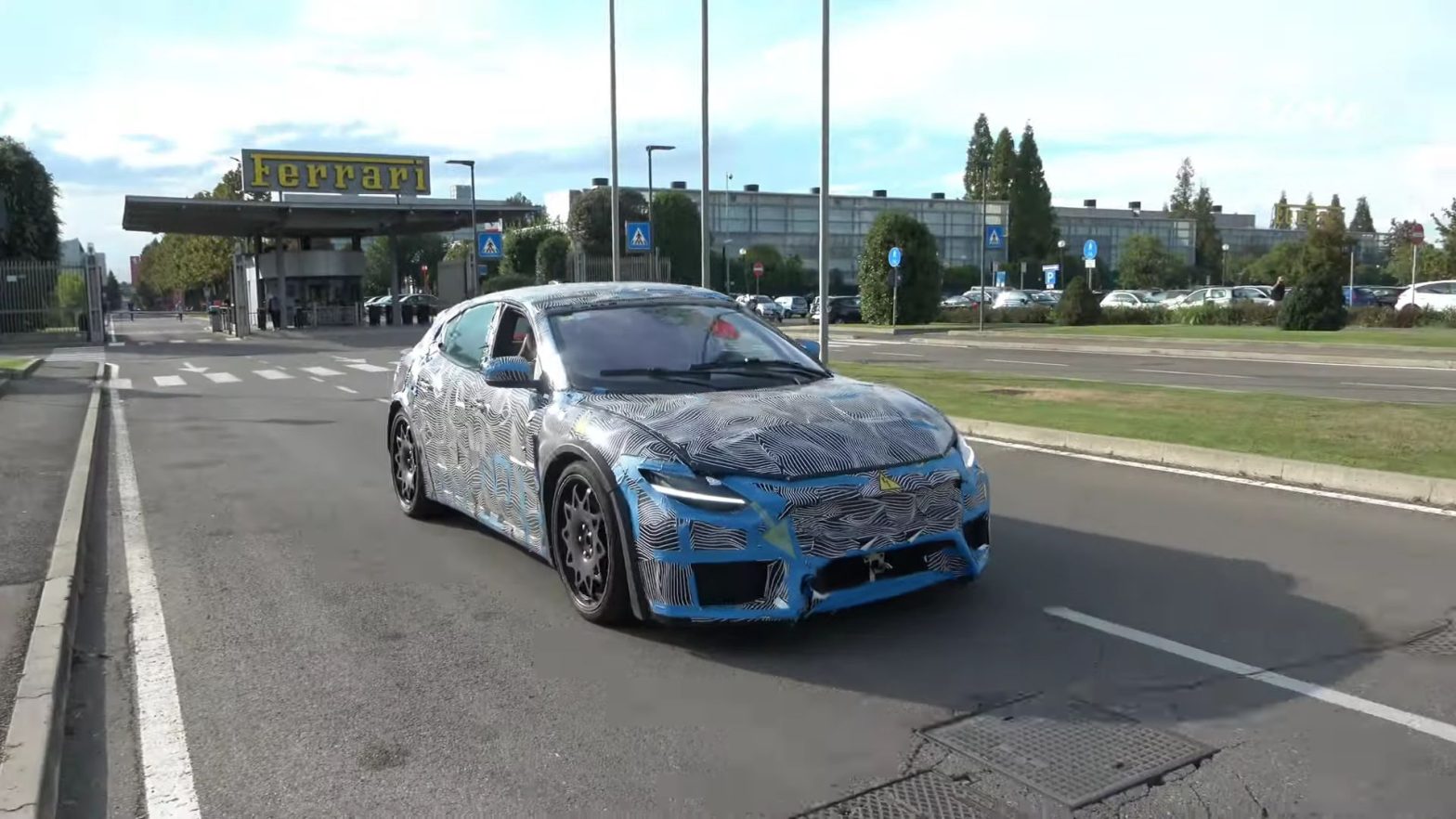 Ferrari’s Electric SUV F244 Spotted Testing With Artificial V8 Sound ...