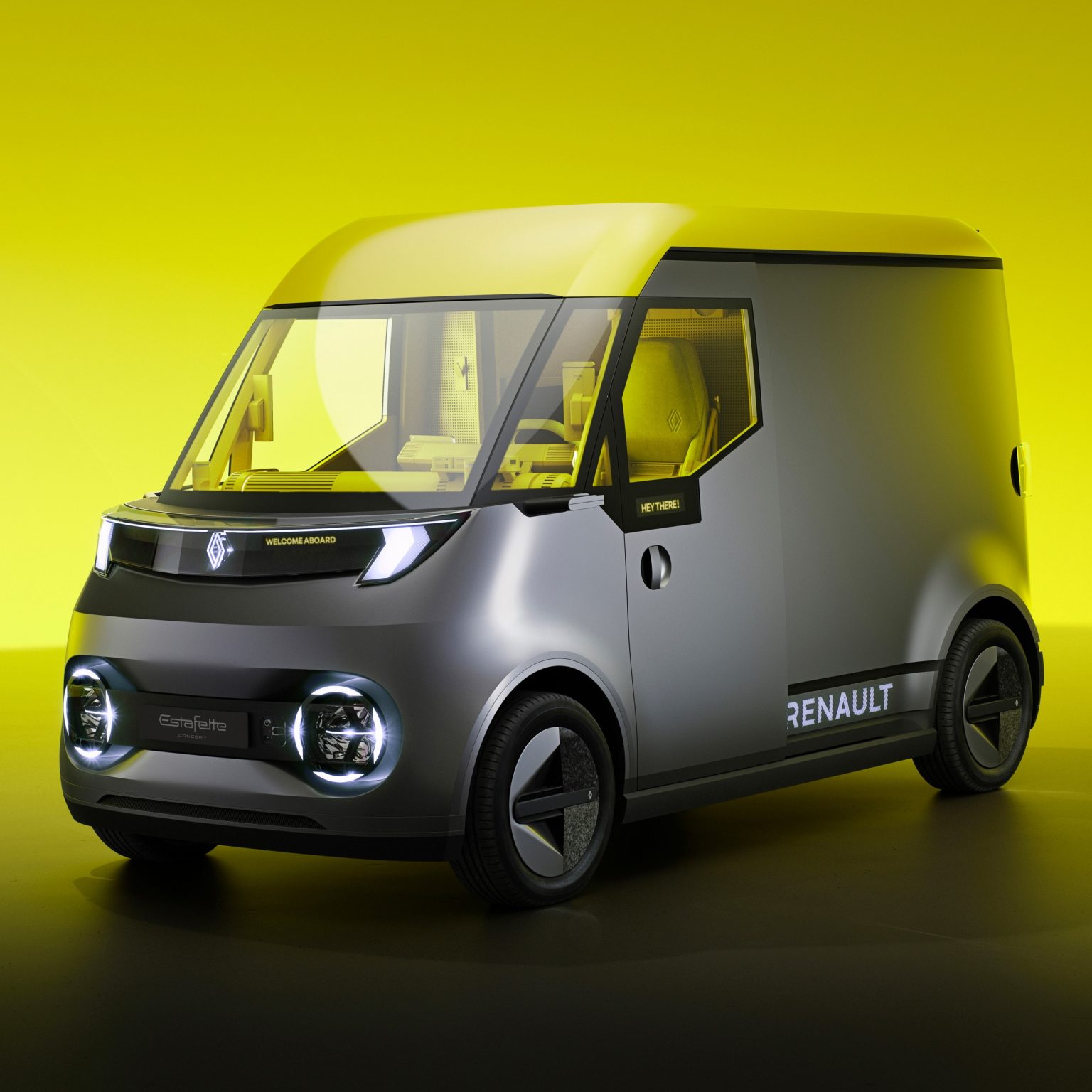 Renault Estafette Revived: Electric Concept Van Blends Retro Style with ...