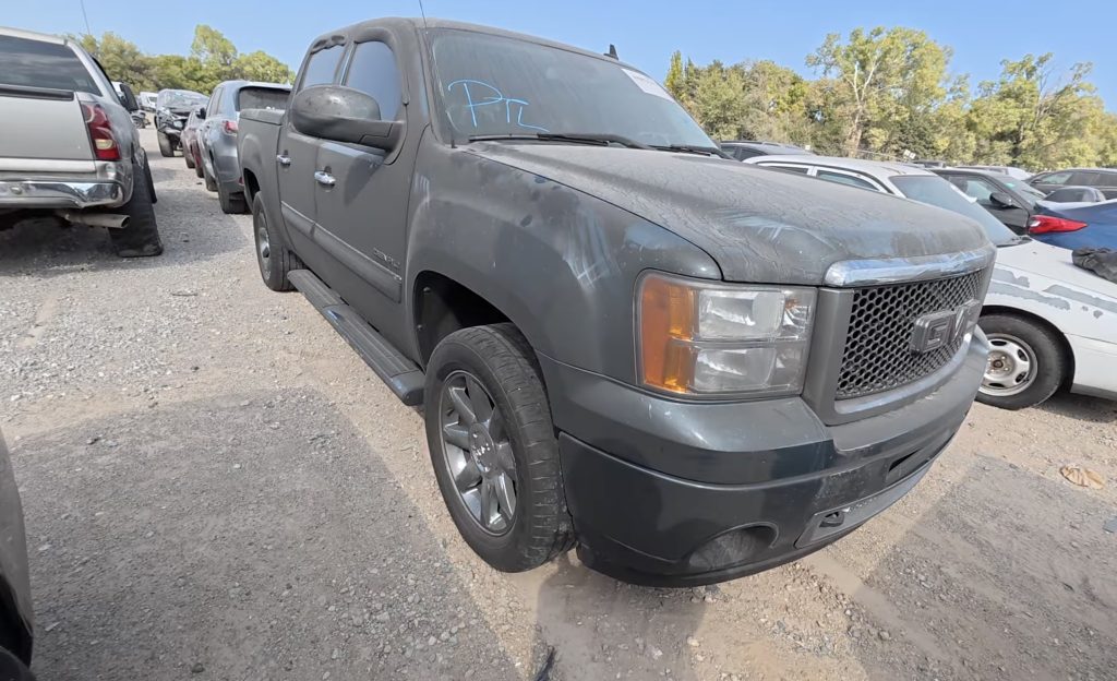 Restoring Potential: A Fire-Damaged GMC Sierra Denali Awaits Rebirth ...
