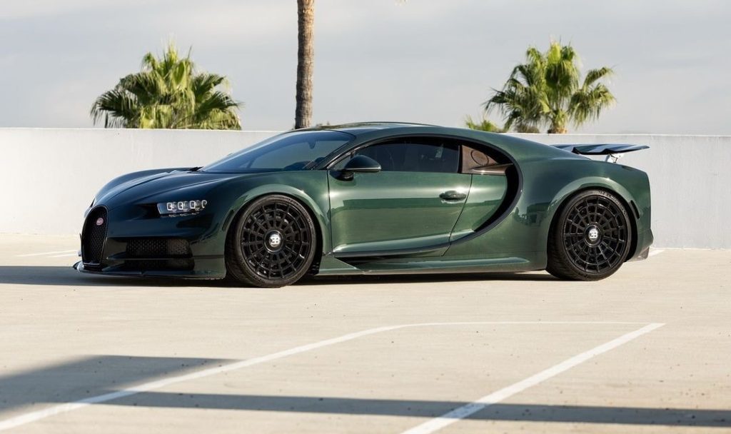Green Bugatti Chiron Transformed with Stylish and Affordable Vossen ...