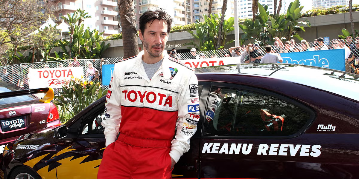 Keanu Reeves is Competing in Toyota GR Cup At Indianapolis Motor ...