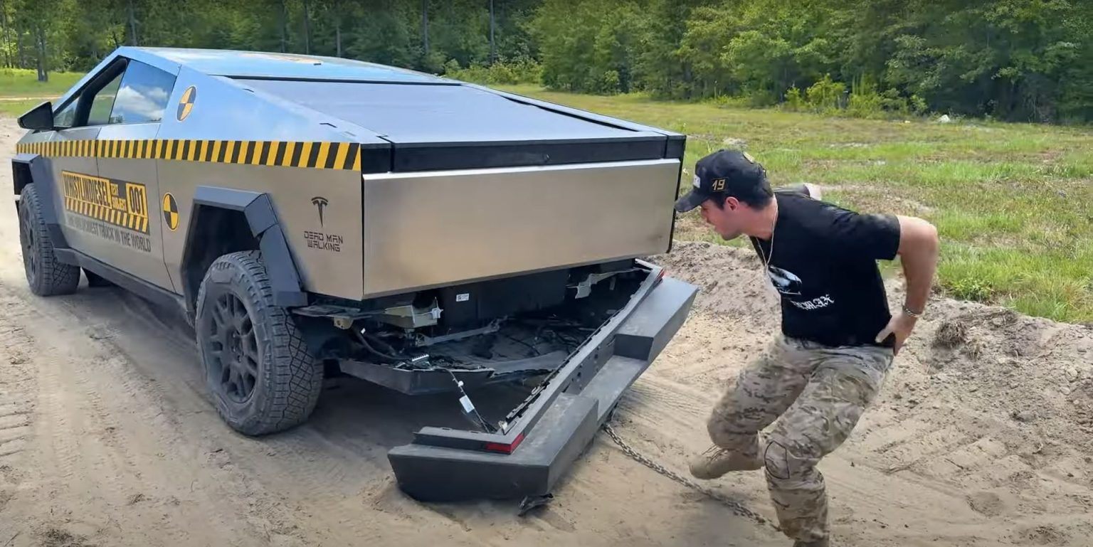 Tesla Cybertruck Frame Snaps During Tow Test, Sparking Concerns Over ...