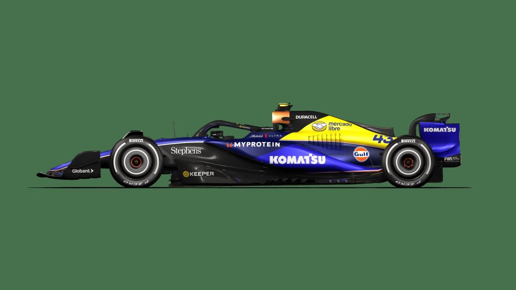 Williams F1 Debuts Historic Yellow Livery in Partnership with Mercado ...