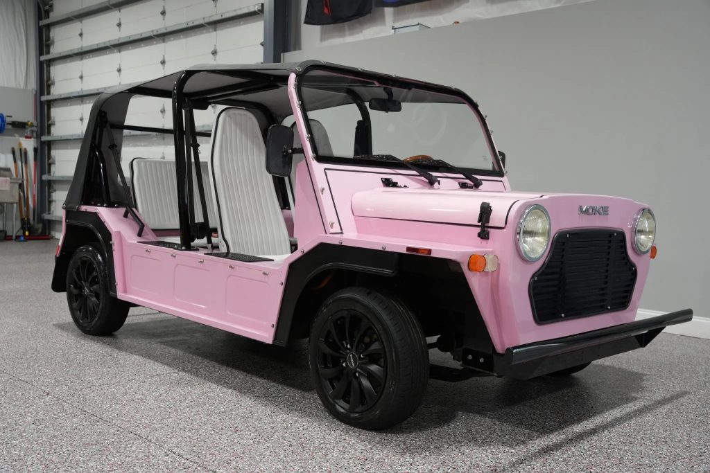 Rare Electric Mini Moke in Eye Catching Pink for Sale: Low Miles, Ready ...