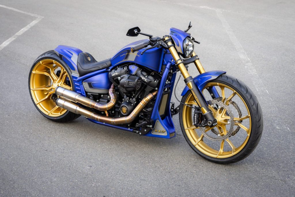 Harley-Davidson Breakout Transformed: "Purple Power" Custom by ...