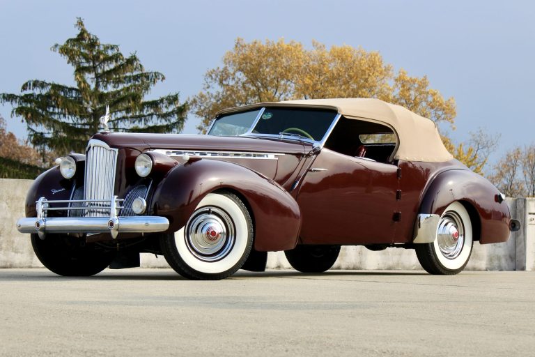 Rare 1940 Packard 180 Convertible Victoria Listed in Chicago Combines ...
