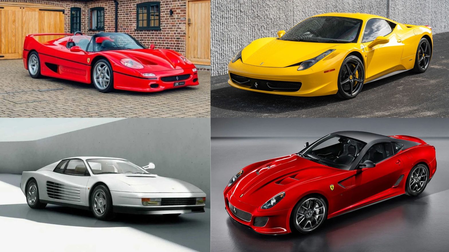 15 Greatest Ferrari Models of All Time Evolving Over Time - DAX Street