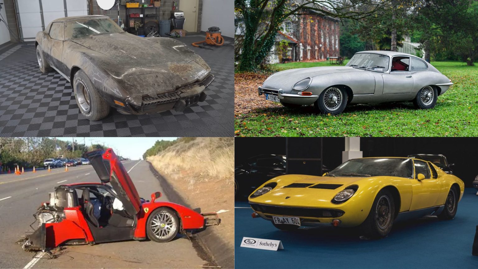 12 Abandoned Supercars Found in the Strangest Places - DAX Street