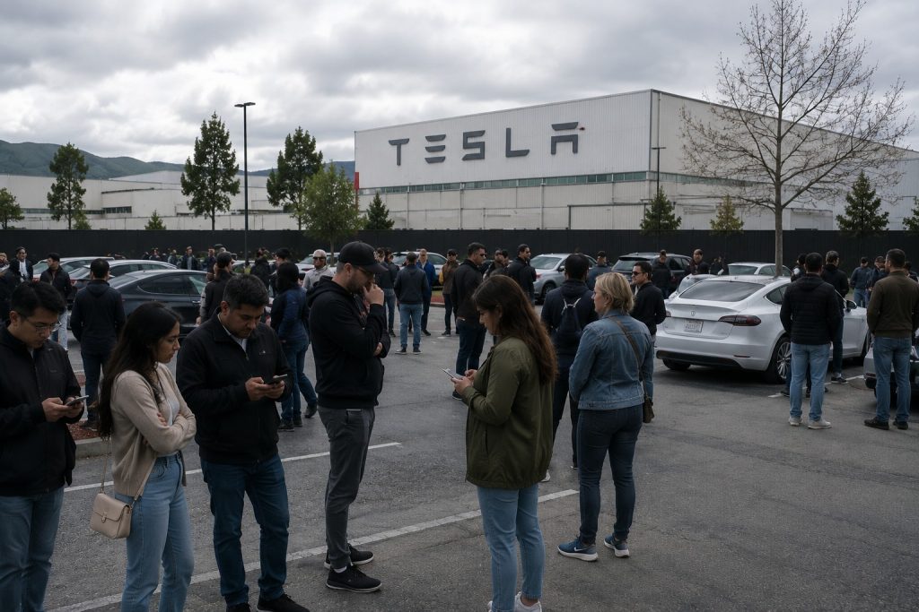Buyers Left Stranded as Tesla Suddenly Cancels Fremont Delivery Event ...